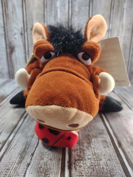 Other | Disney Lion King Hand Puppet Pumba Pumbaa Plush Warthog Walt ...